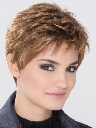 Perruques femme courtes en cheveux naturels ou fibres synthétiques