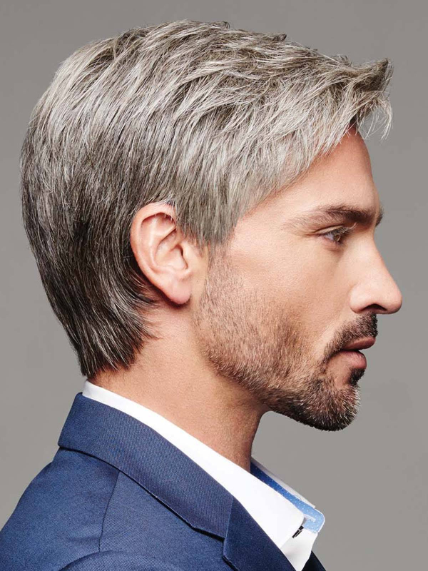 Business Cut Lace - Perruque homme Gisela Mayer, look professionnel naturel